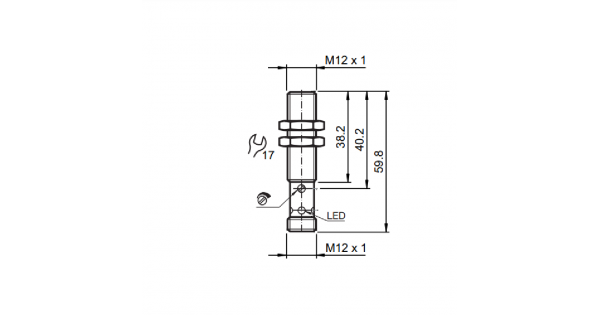 Sensor Capacitivo Pepperl Fuchs Cbb4 12gh60 E2 V1 Pnp 4mm